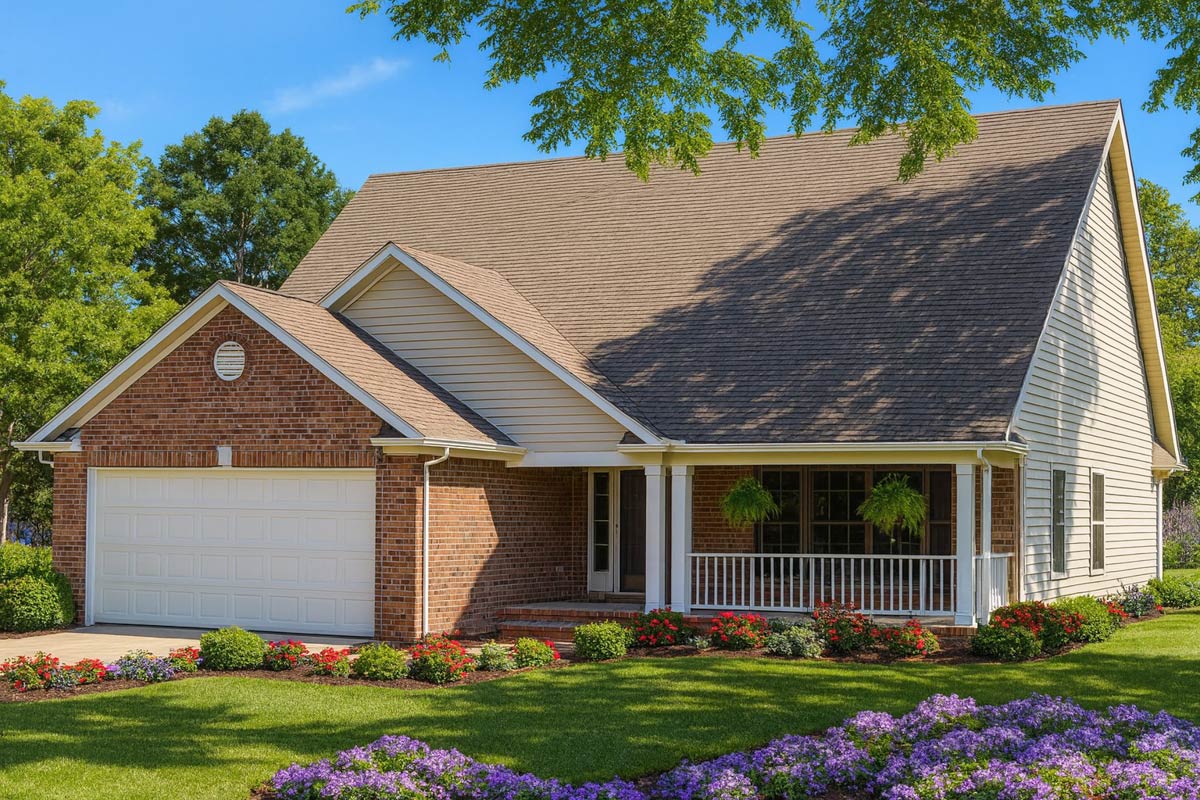 Plan 59605ND: Classic Southern Country House Plan with Main-Level ...