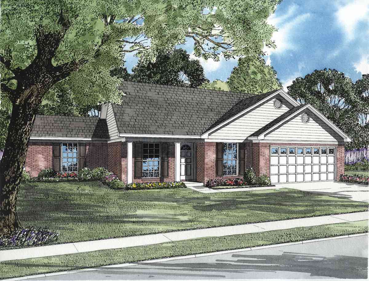 Four Bedroom Ranch Home Plan - 60600ND | Architectural Designs - House ...