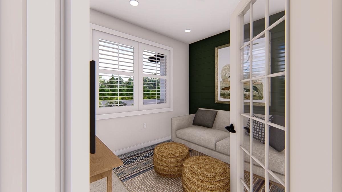 Traditional Home Plan with Gigantic Master Suite and Lower Level ...