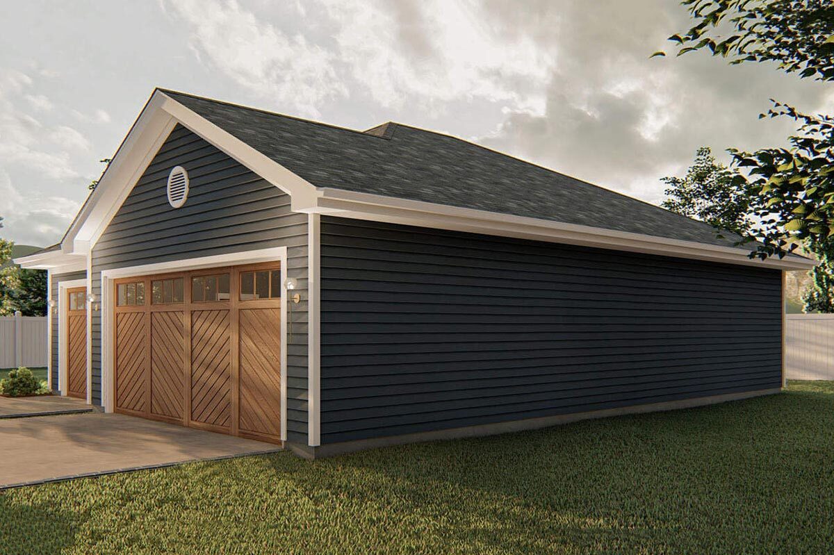 3 Car Garage with 2 Exteriors - 62482DJ | Architectural Designs - House ...