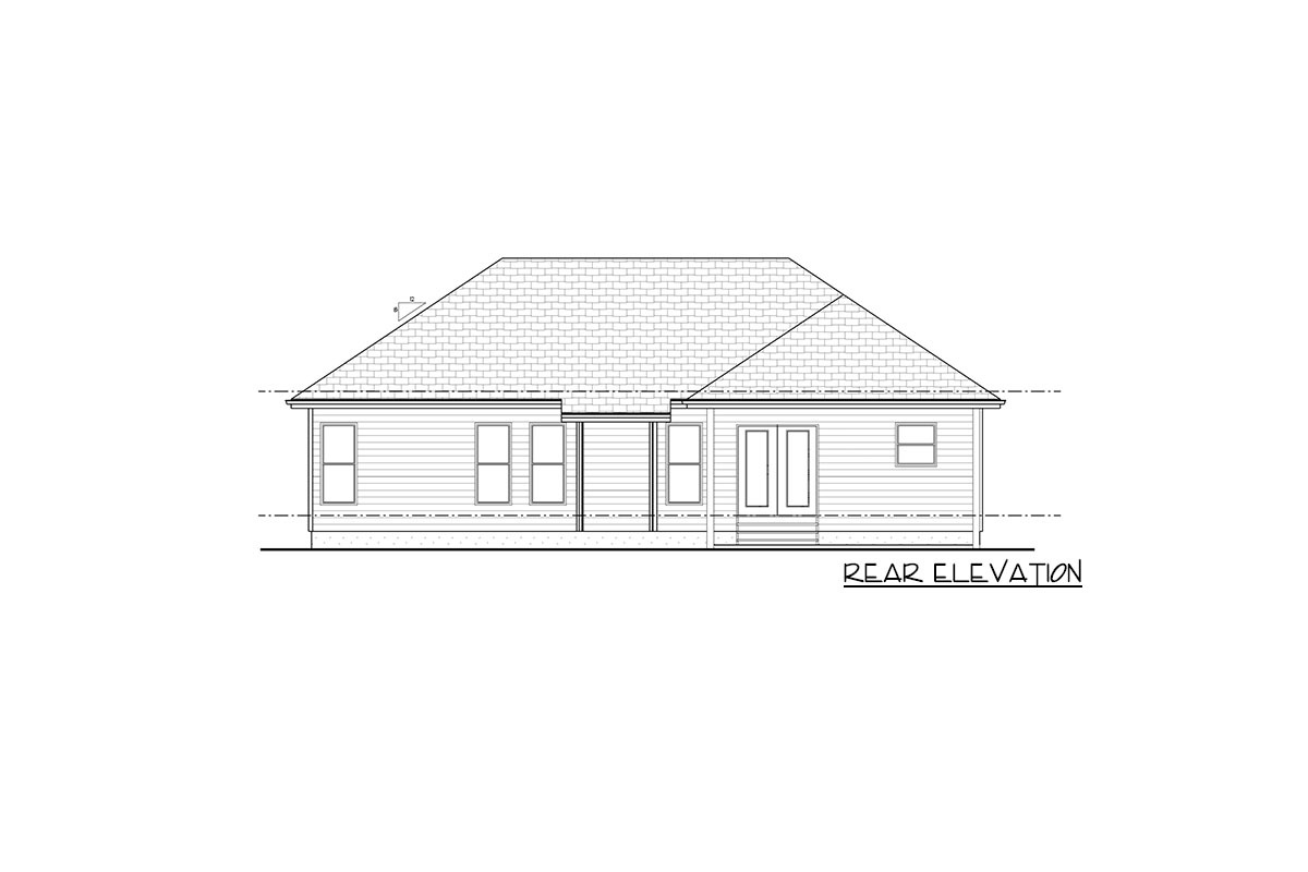 Simple Single Story Home Plan - 1550 Sq Ft - 62492DJ | Architectural ...