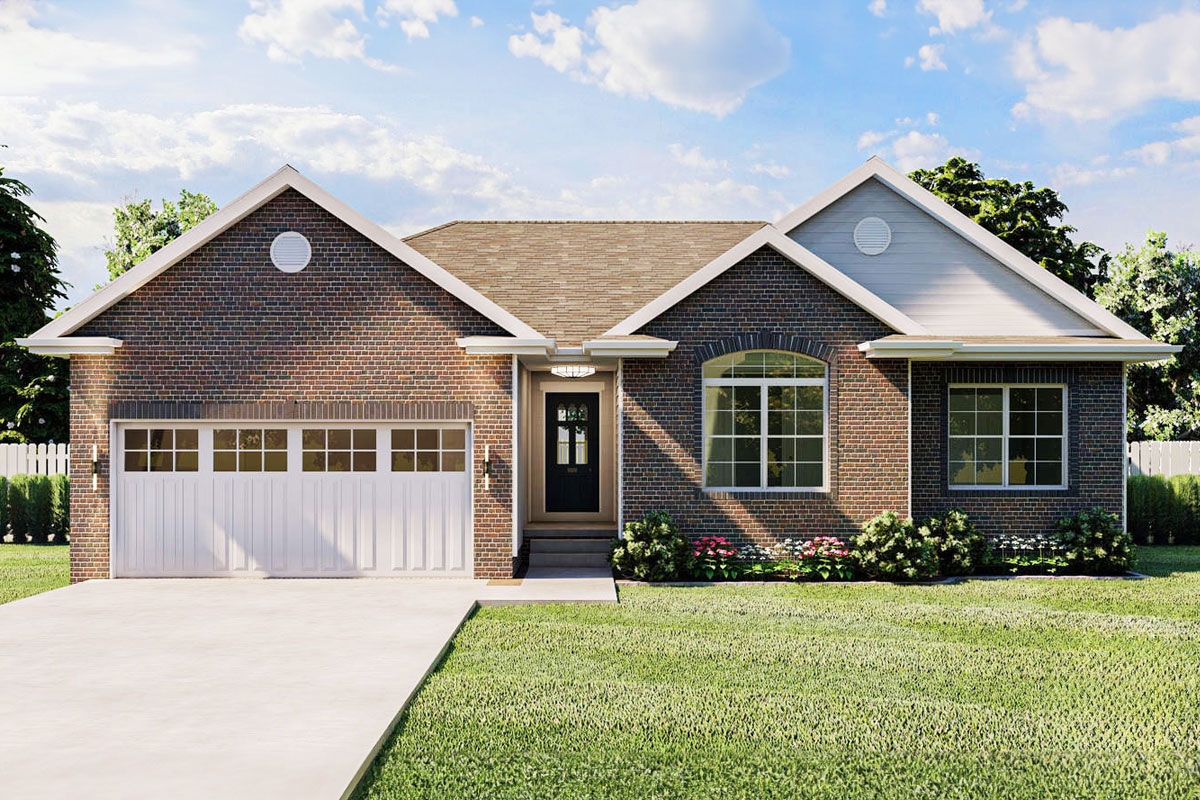 Plan 62492DJ: Simple Single Story Home Plan - 1550 Sq Ft