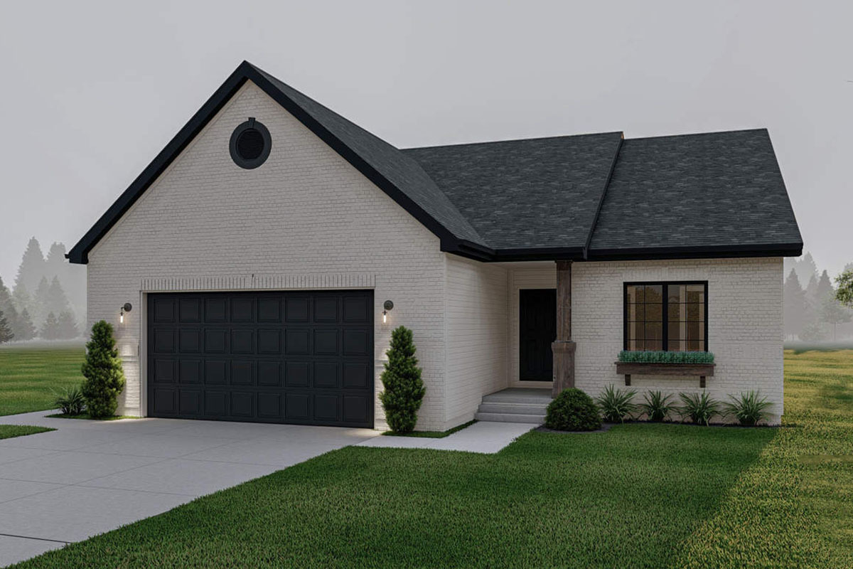Split Bedroom Ranch House Plan - 62620DJ | Architectural Designs ...