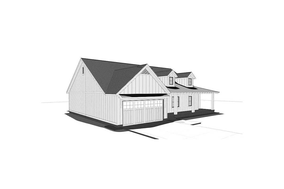 Modern Farmhouse Plan - 62637DJ | Architectural Designs - House Plans