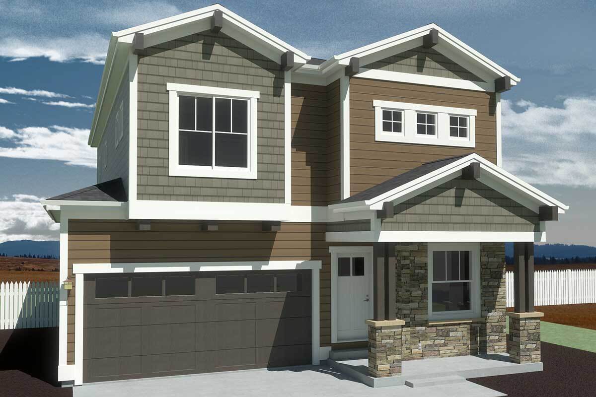 Upside Down Northwest House Plan - 64415SC | Architectural Designs ...
