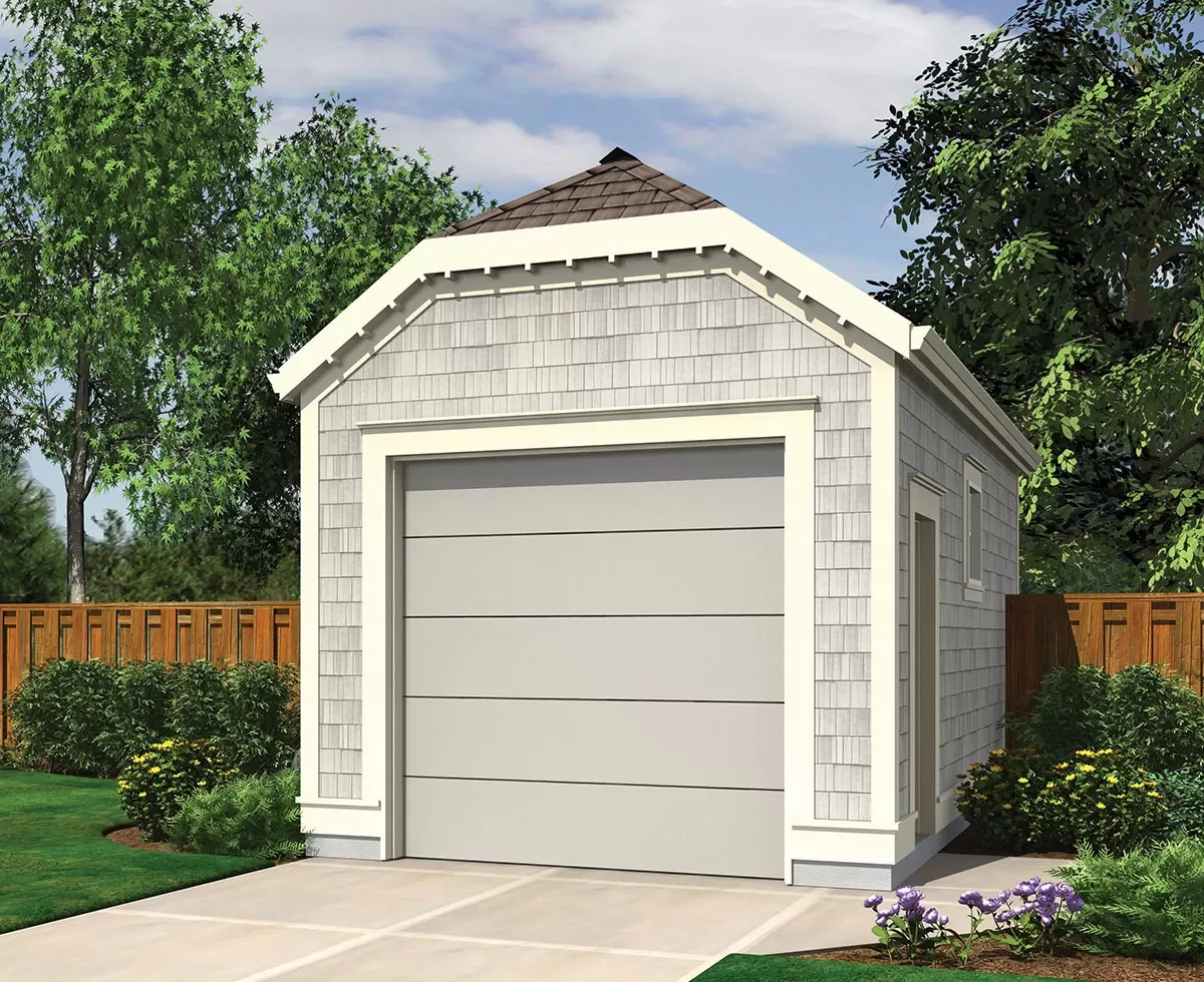 Shingled Garage with Clipped Roof - 69469AM | Architectural Designs ...