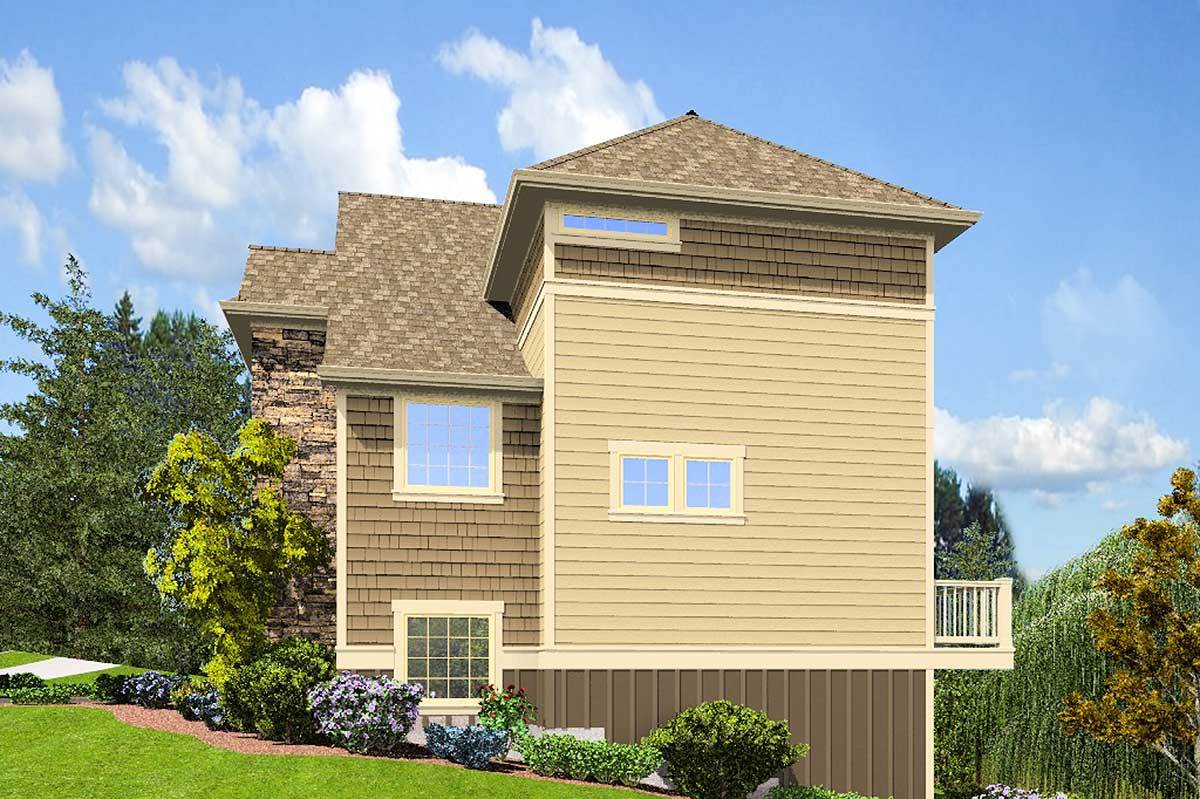 Sloping Lot and an Alley Garage - 69552AM | Architectural Designs ...