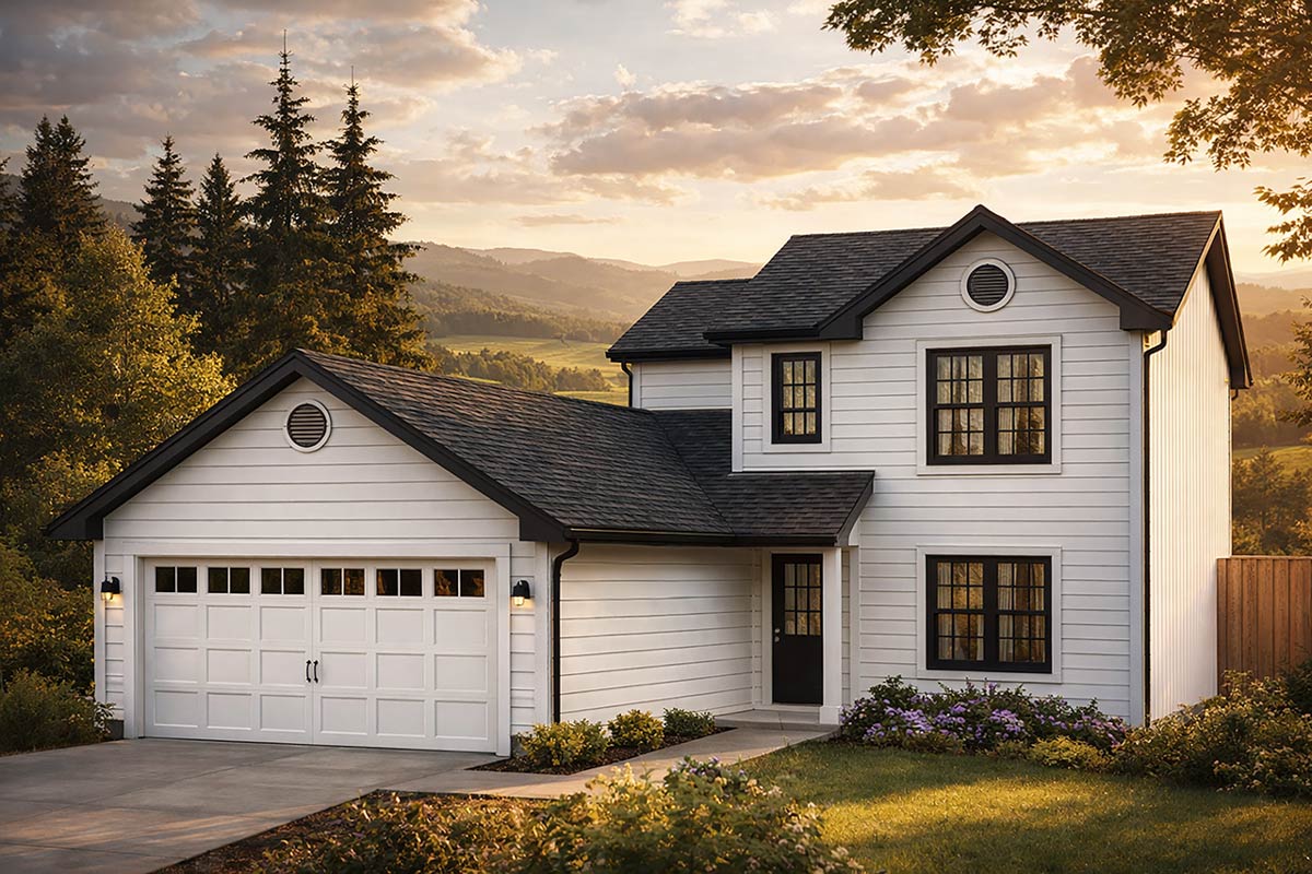 Plan 72076DA: Compact Craftsman House Plan with Main Level Owners Suite