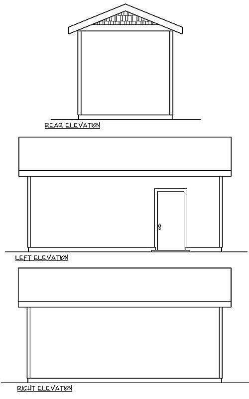 Small Vehicle Storage Unit - 72811DA | Architectural Designs - House Plans