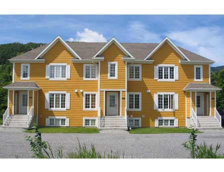 Plan 80590PM: 3 Family House Plan with 3-Level Units - 2111 Sq Ft - 2 ...
