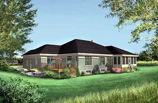 Two Sided Fireplace Delight - 80687PM | Architectural Designs - House Plans