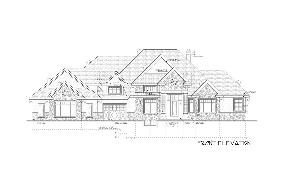Impressive Family Home Plan - 81608AB | Architectural Designs - House Plans
