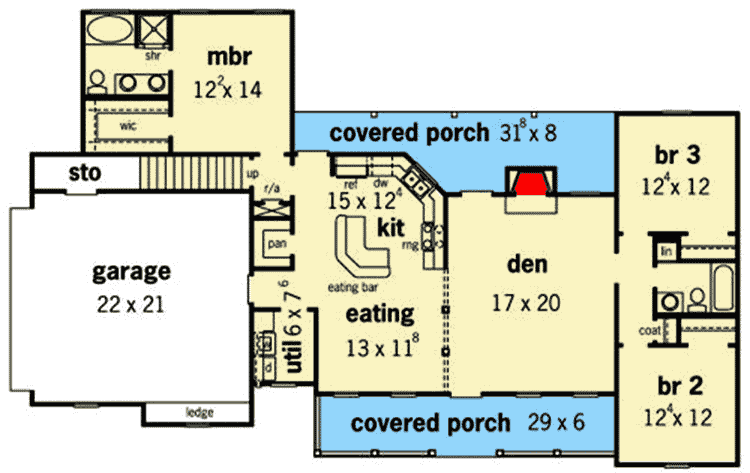 Classic Country Estate Home Plan