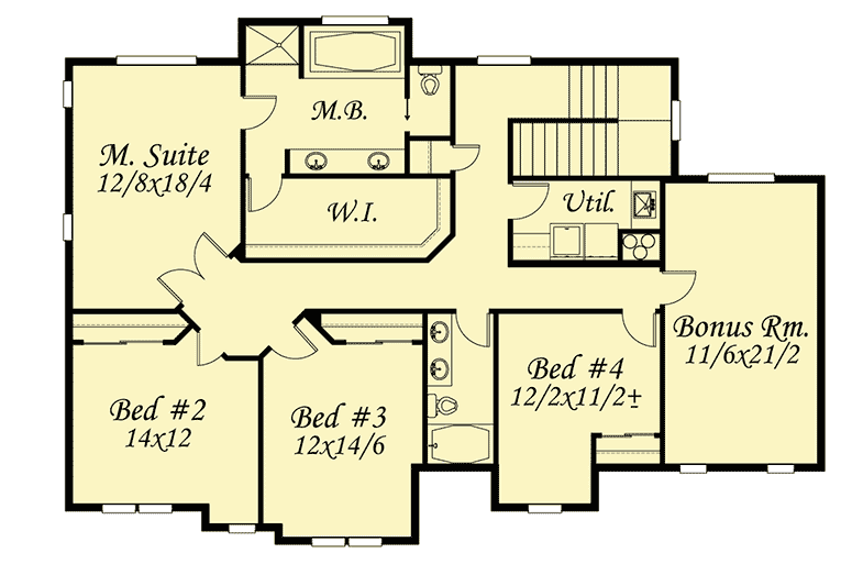 Plan 85017MS: Entertain Down, Live Up
