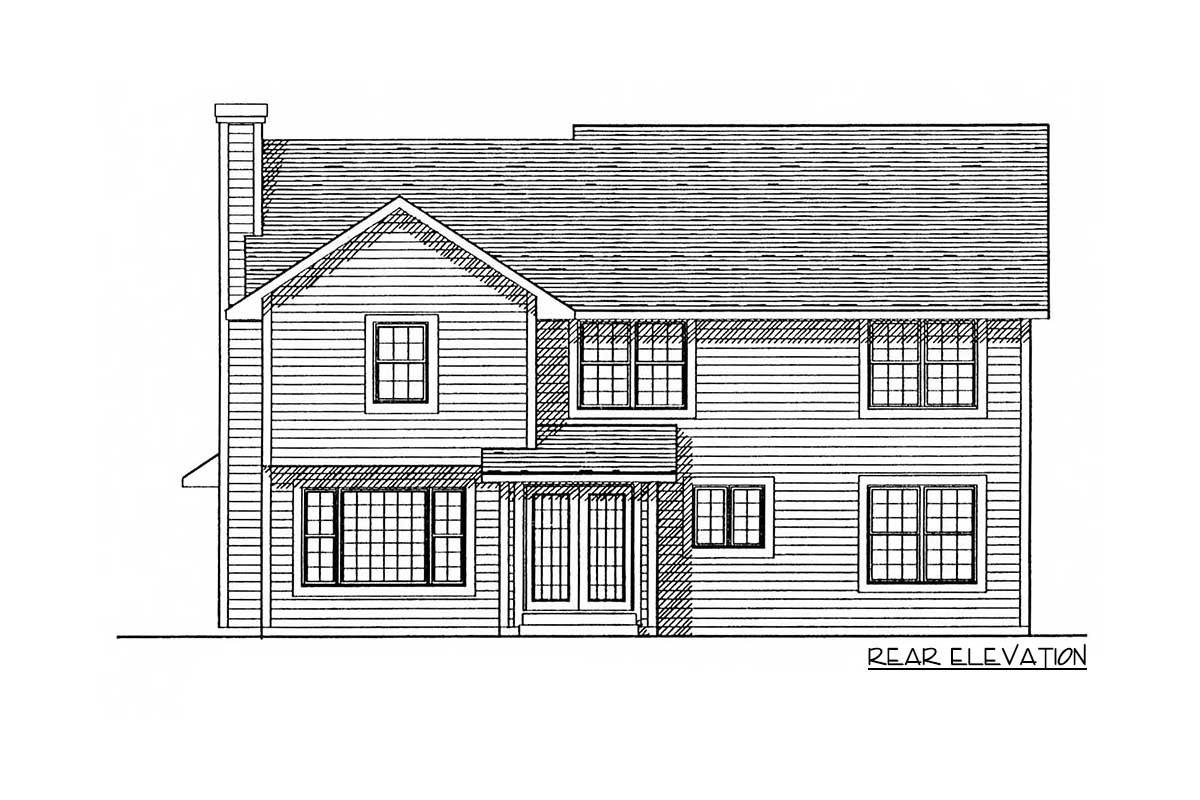 Traditional Two-Story Home Plan - 8904AH | Architectural Designs ...