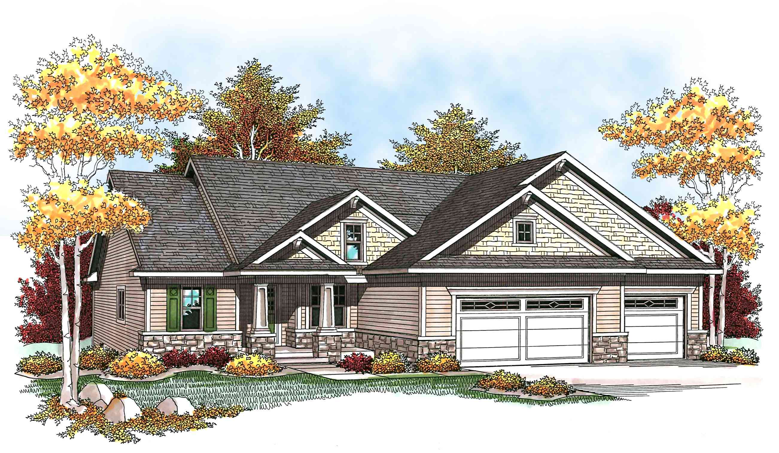 House Exterior Siding Design Drawings