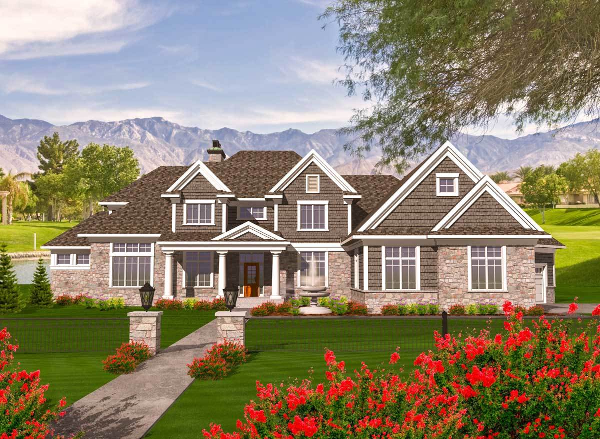 Elegant Master Down House Plan - 89897AH | Architectural Designs ...
