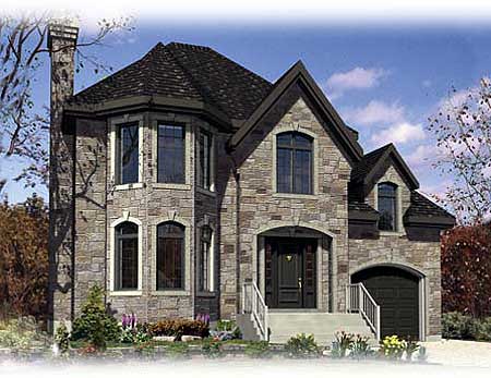 Plan 90168PD: Flexible European Design