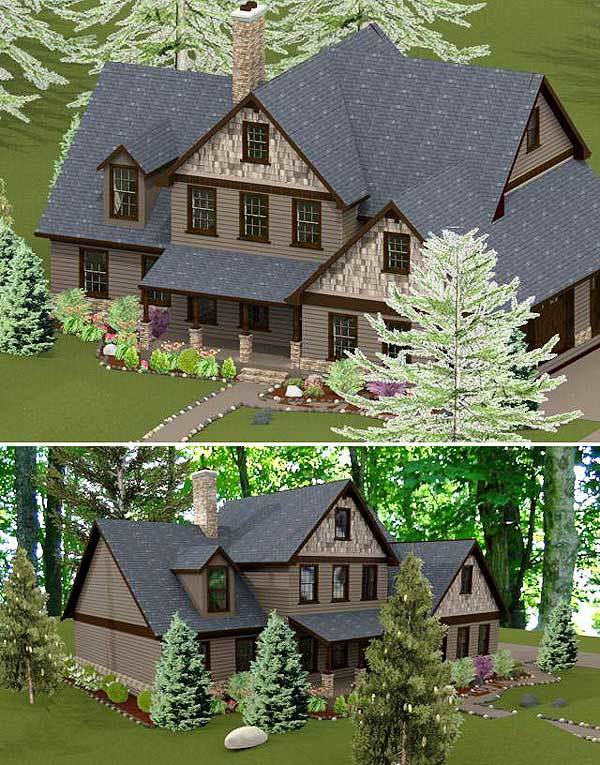Comfortable Family Home Plan - 92329MX | Architectural Designs - House ...